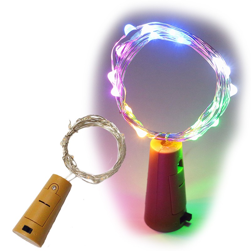 Led 20 luces Multicolor c/Pilas